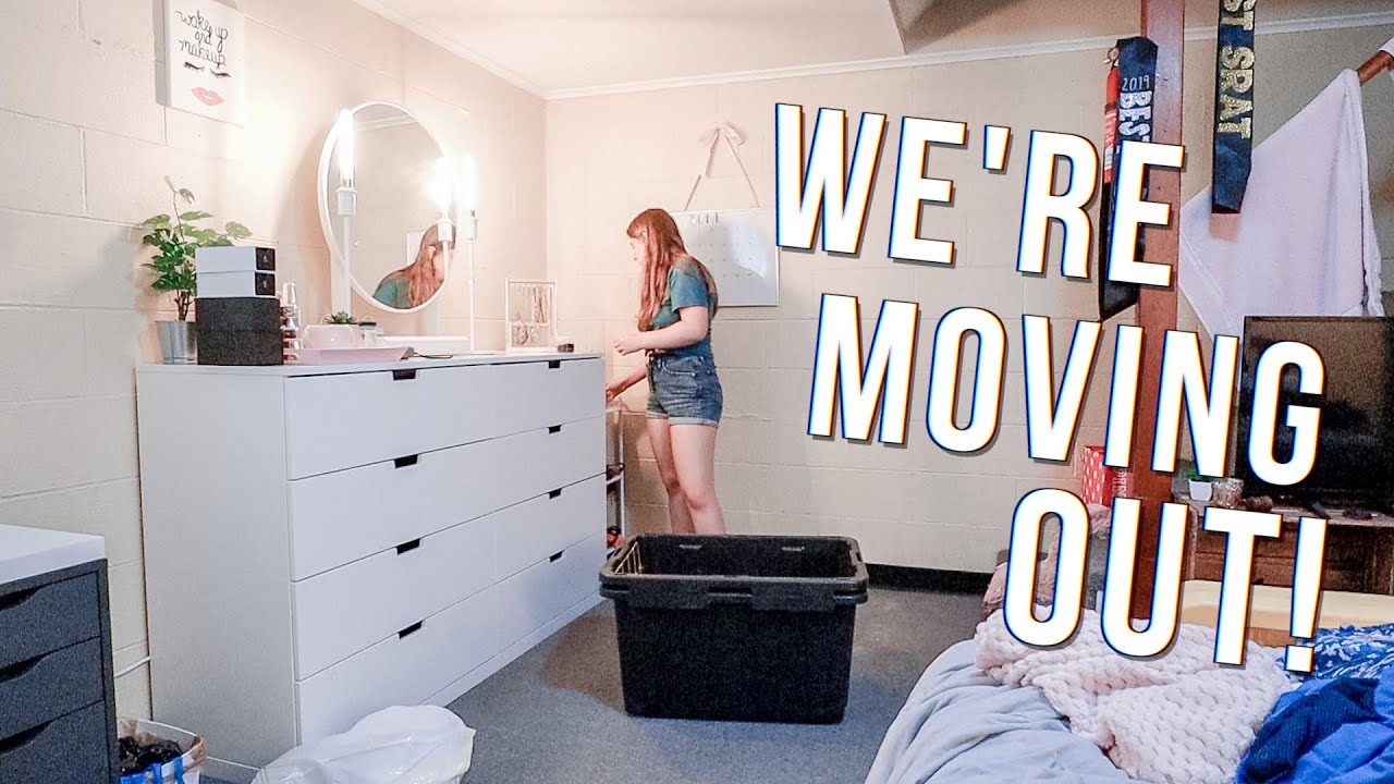 WE'RE MOVING OUT! pt. 2 | packing up my apartment 1 day before we move ...
