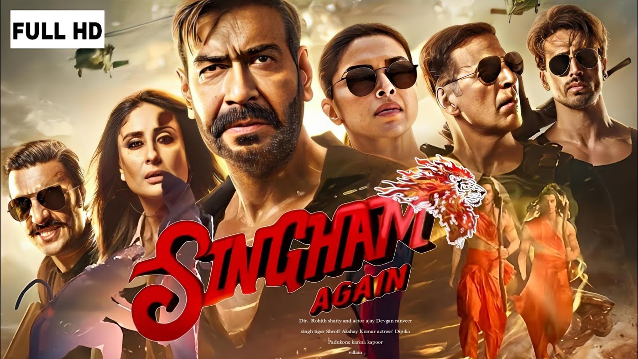 Singham again Full Movie | New dhamakedar action movie | full movie HD ...