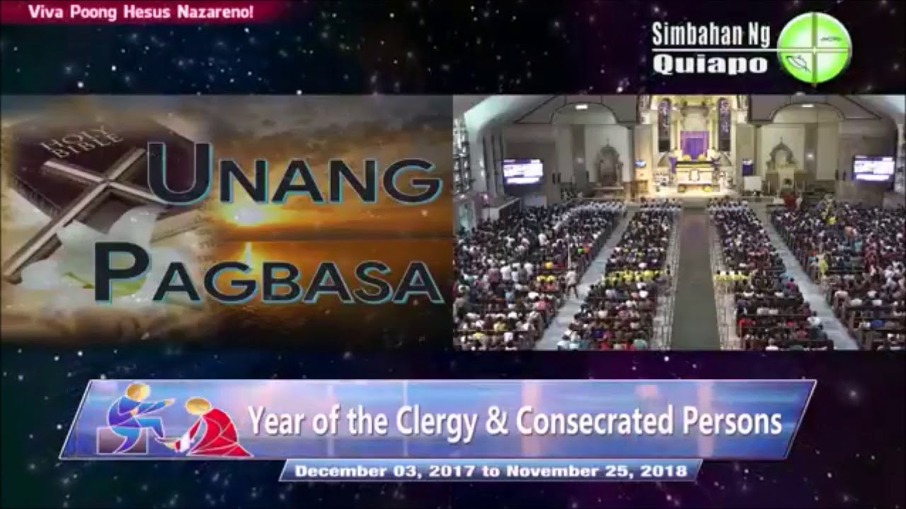 TAGALOG HOLY MASS (Banal na Misa for Filipinos - 29 March 2018 Thursday ...