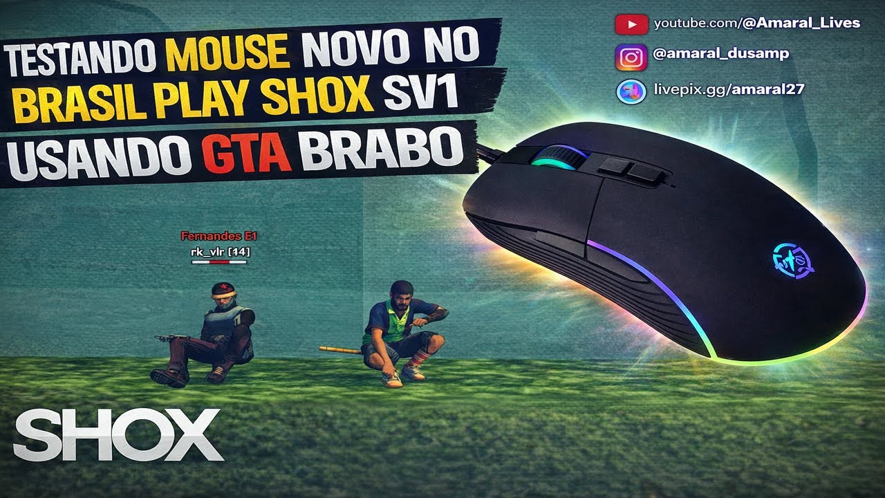 LIVE ON - JOGANDO COM O MOUSE NOVO DE CRIA ! COLA - #150subs Sv1 Brasil ...