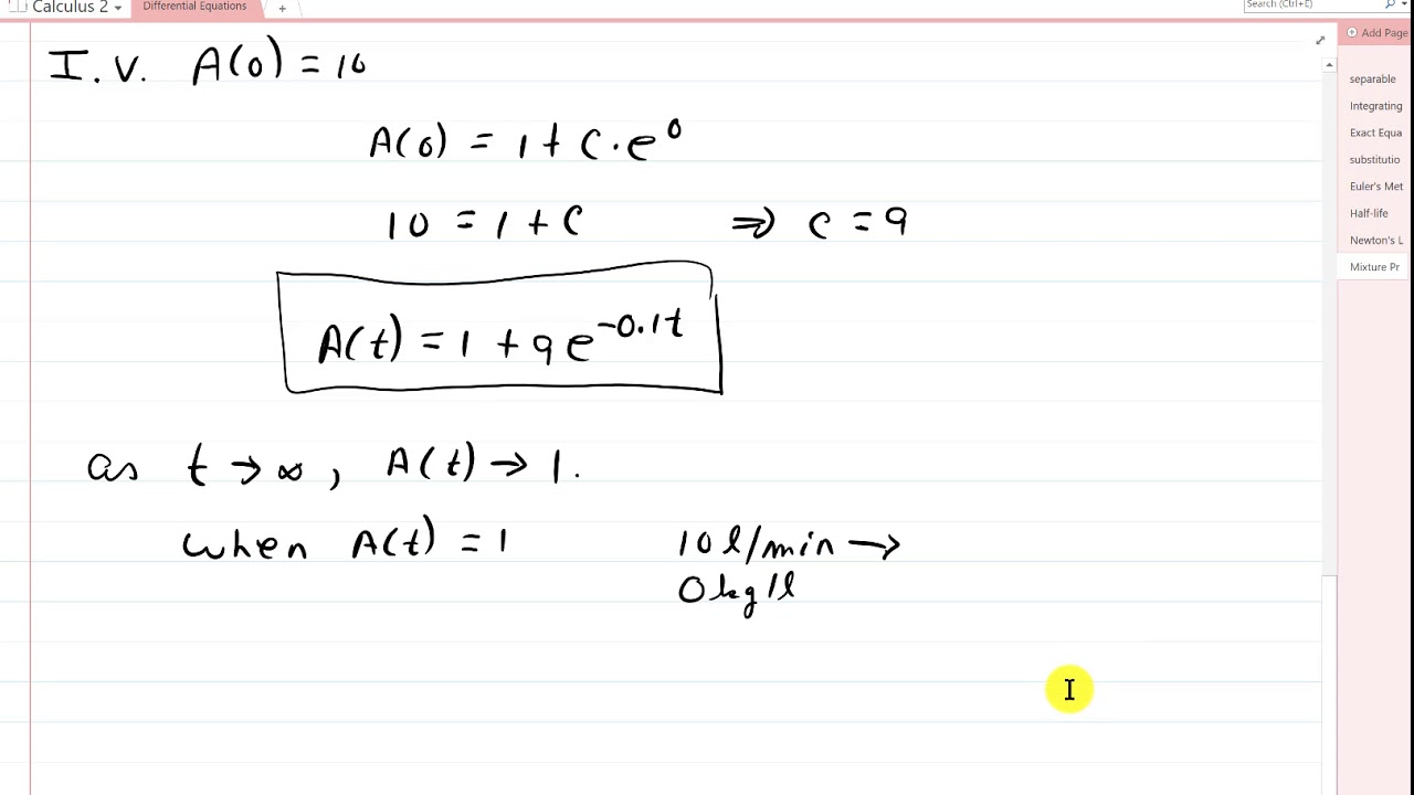 Mixture Problems Youtube 3862