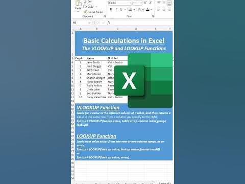 Excel tricks for beginners: Excel's VLOOKUP and LOOKUP functions demystified #excelforbeginners ...