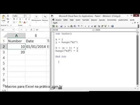 Curso Completo Macros Como trabalhar com variáveis - YouTube