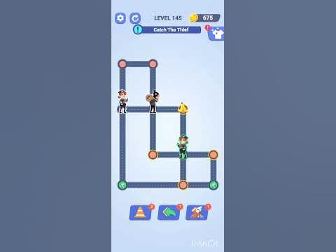 Catch the thief game level #catchthethief - YouTube