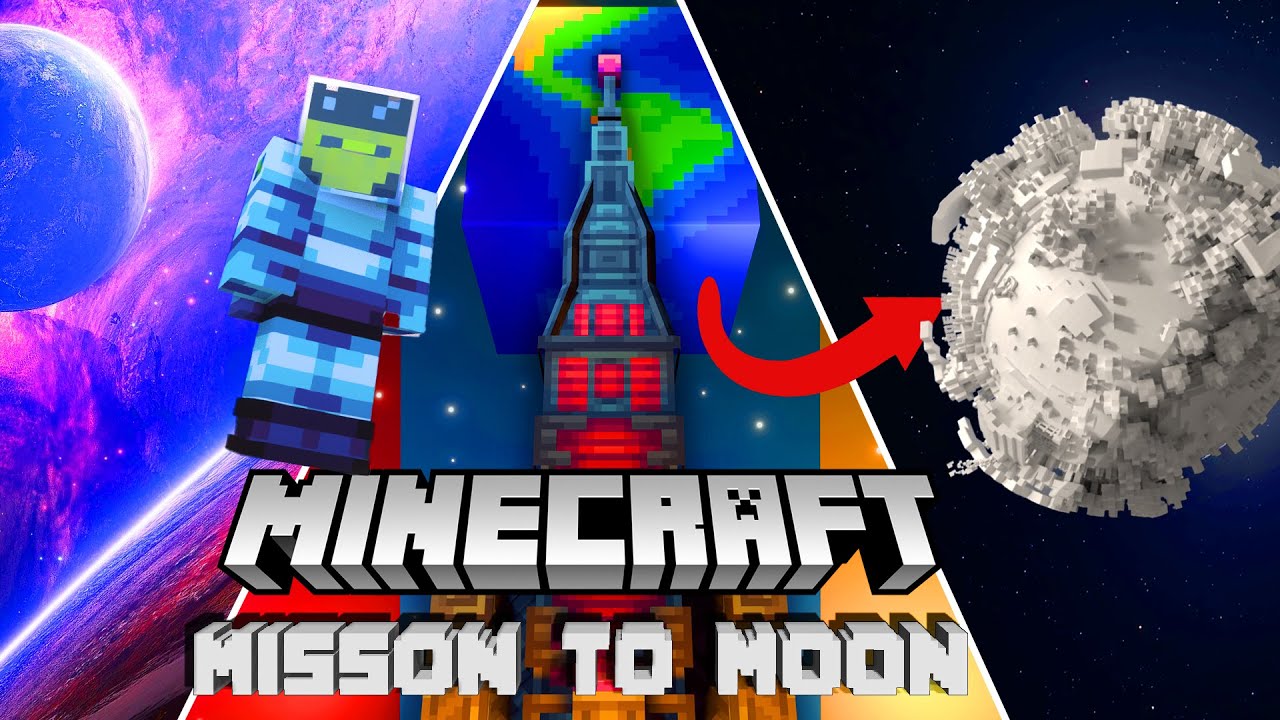 Chandrayaan a mission to Moon | Minecraft Ad Astra Mod (hindi) - YouTube