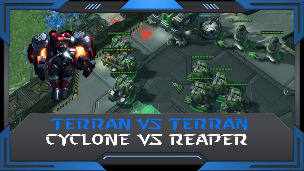 StarCraft 2 (RuFF Highlight): Cyclones vs Reapers - YouTube