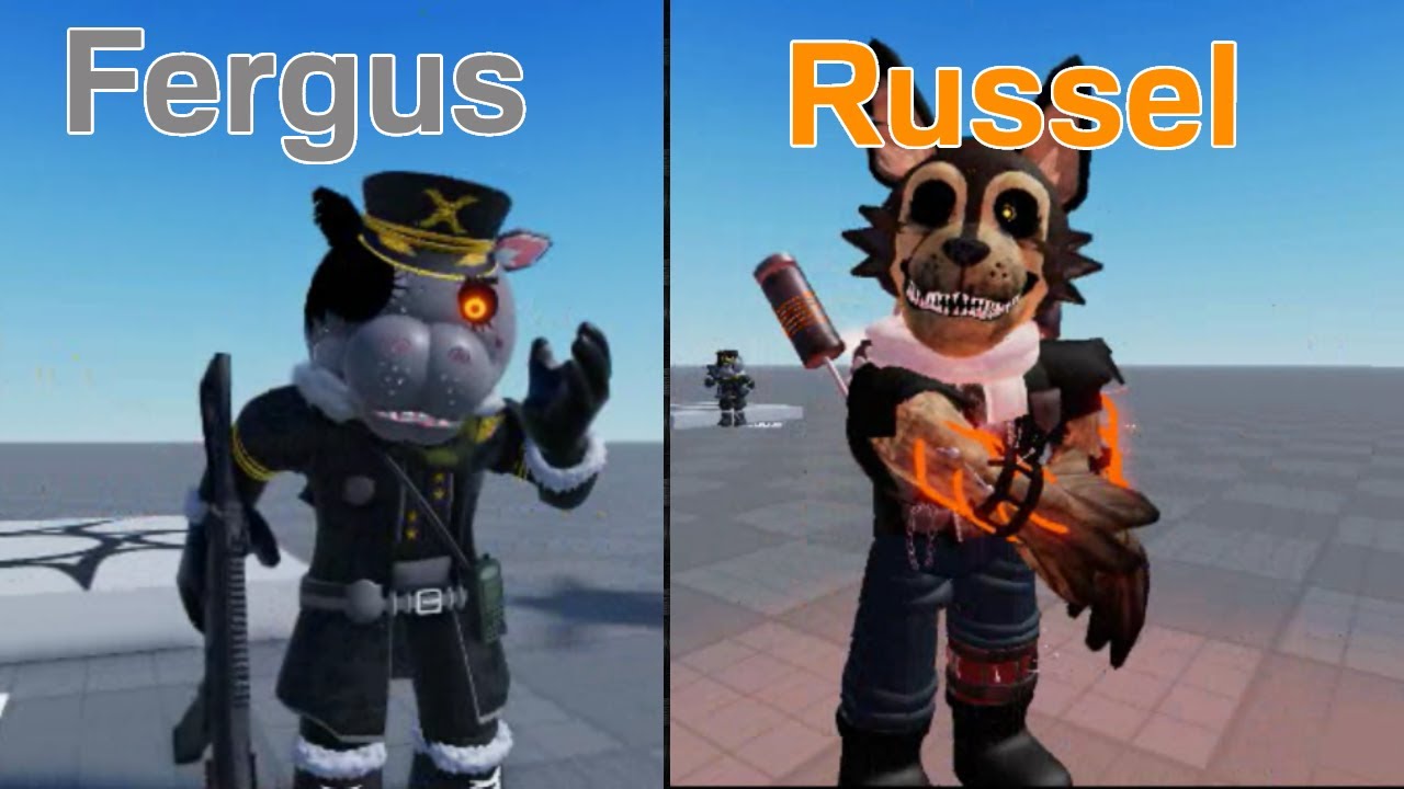 PLAYING THE NEW PIGGY FERGUS AND MARLEY RUSSEL EARLY! (Roblox) - YouTube