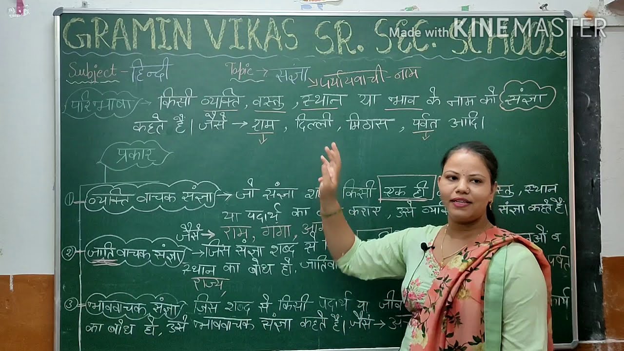 हिन्दी व्याकरण- संज्ञा और उसके भेद | Explanation of Hindi Grammar ...