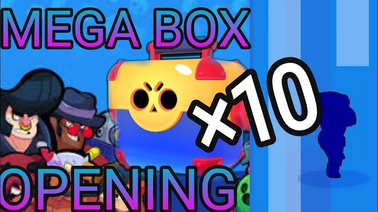 MEGA BOX opening ×10 (Brawl Stars) - YouTube