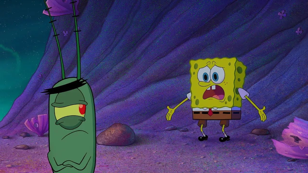 SpongeBob Out of water “I just assume everyone’s lying” (Plankton ...