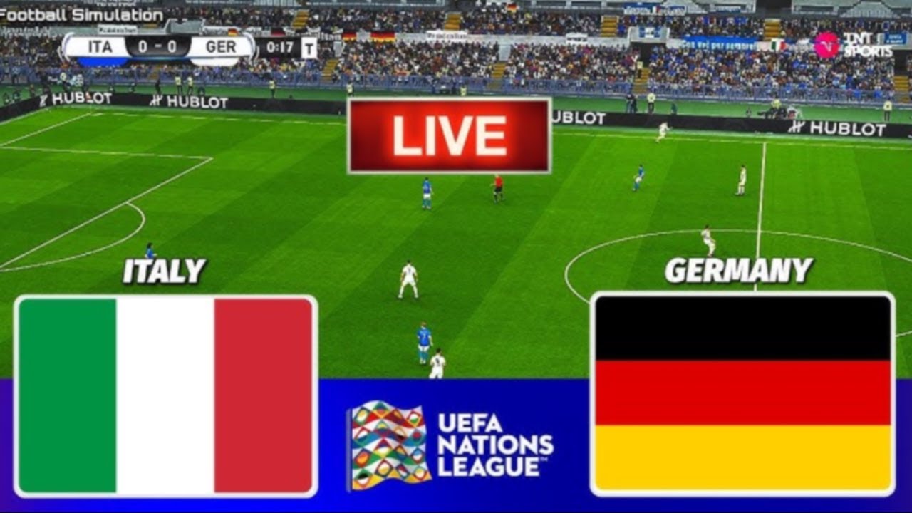 ITALY VS GERMANY FULL MATCH LIVE | UEFA NATIONS LEAGUE QUARTER FINAL ...