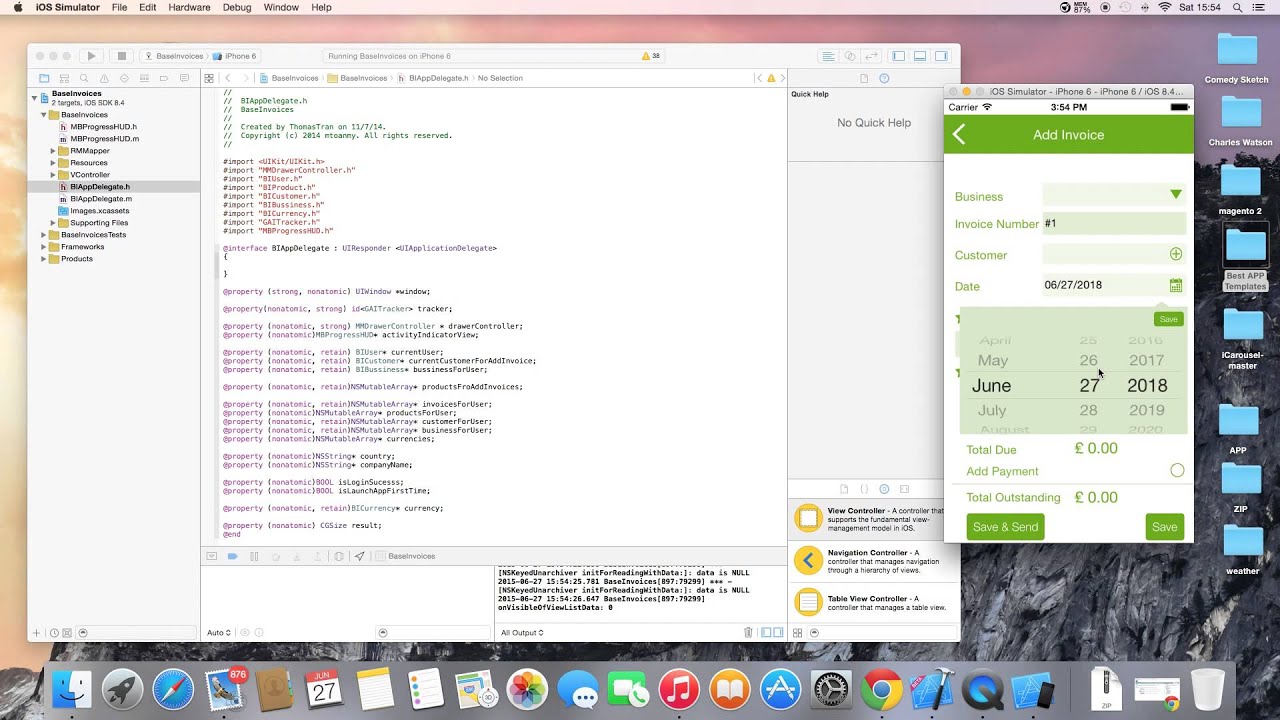 Invoice iPhone 6 - YouTube