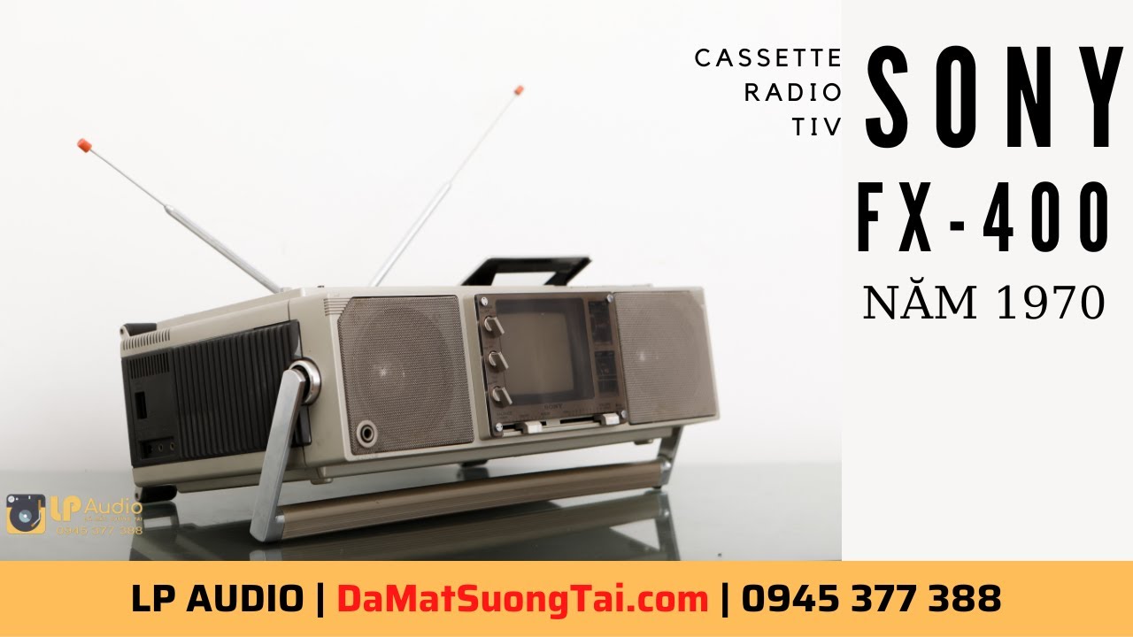TIVI RADIO CASSETTE SONY FX-400 cực chất giá 6tr || LP AUDIO - YouTube
