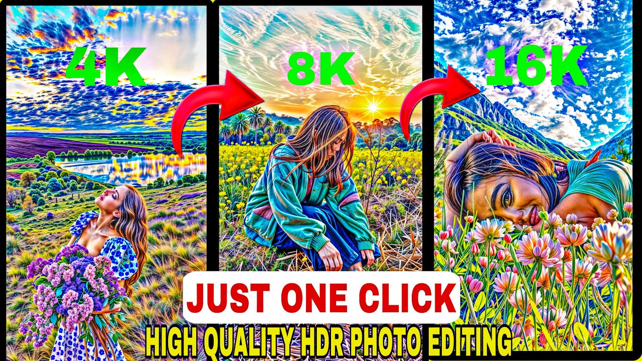 normal to 16k hd photo editing in krea ai32k photo editing tutorial ...