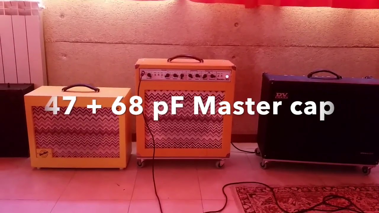 Dumble 124 clone mod. - changing master capacitors - YouTube