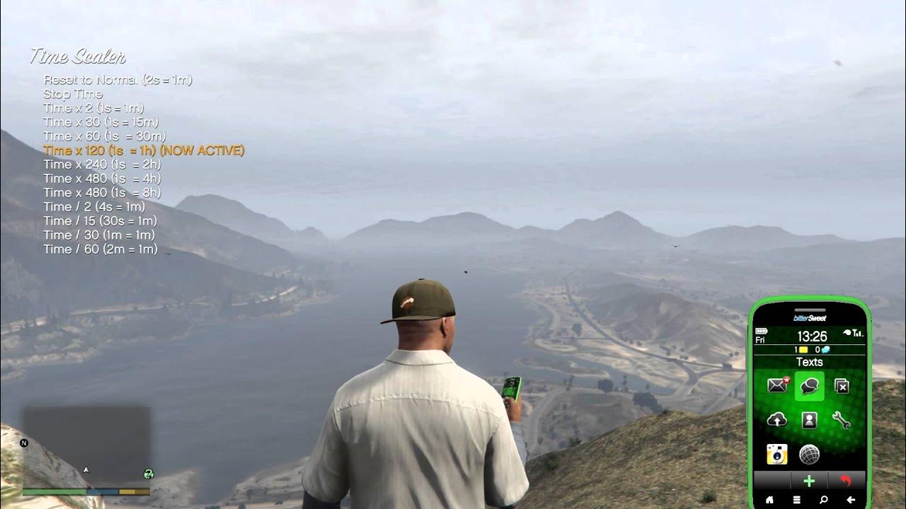 Time Scaler (GTA V scripting mod) - YouTube