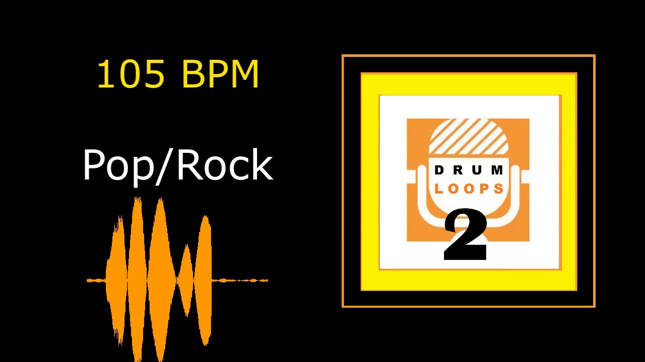 Pop Rock Drum Loop Backing Track 105 BPM - YouTube