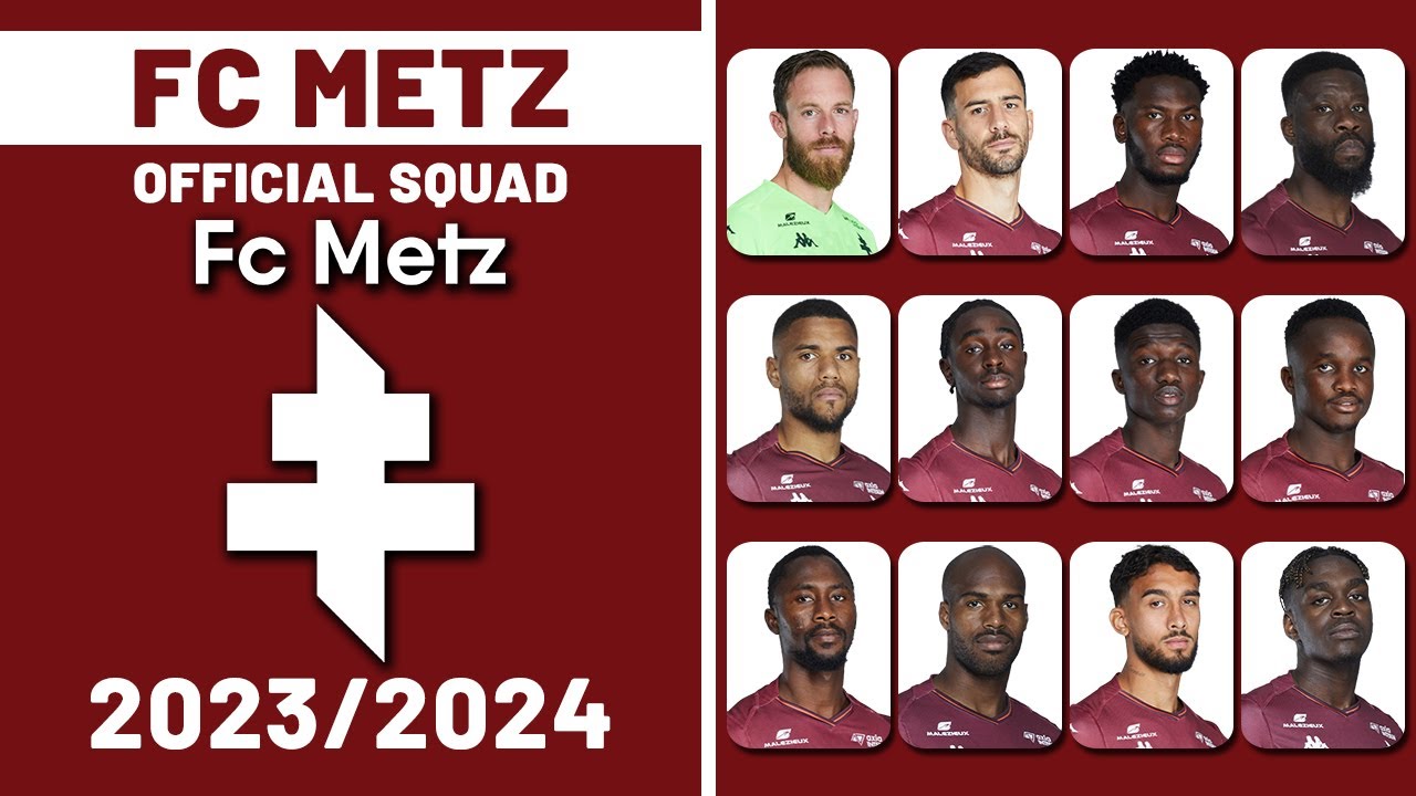 FC METZ OFFICIAL SQUAD SEASON 2023/2024 - YouTube