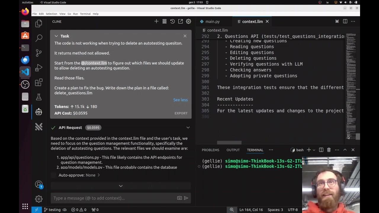 How I use Cline to fix errors in a not trivial codebase - YouTube