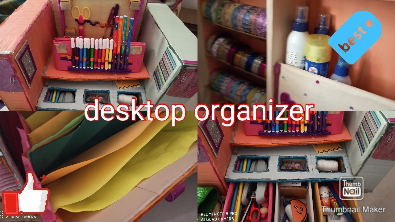 pretty desktop organizer must watch - YouTube