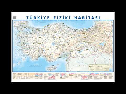 Türkiye Fiziki Haritası | MEPMEDYA