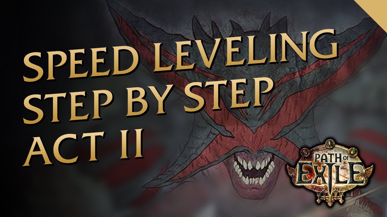Path of Exile Speed Leveling - Act 2 - Walk-through Step by Step Guide ...