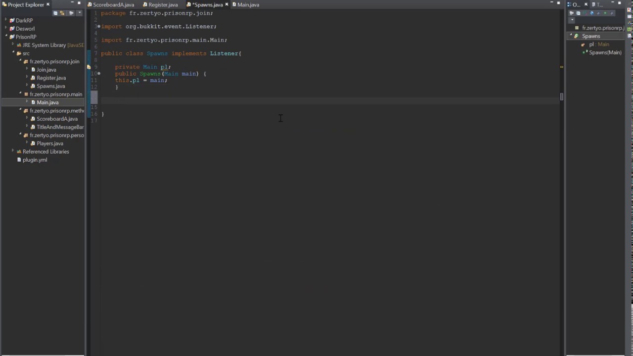 SpeedCoding plugin PrisonRP - YouTube