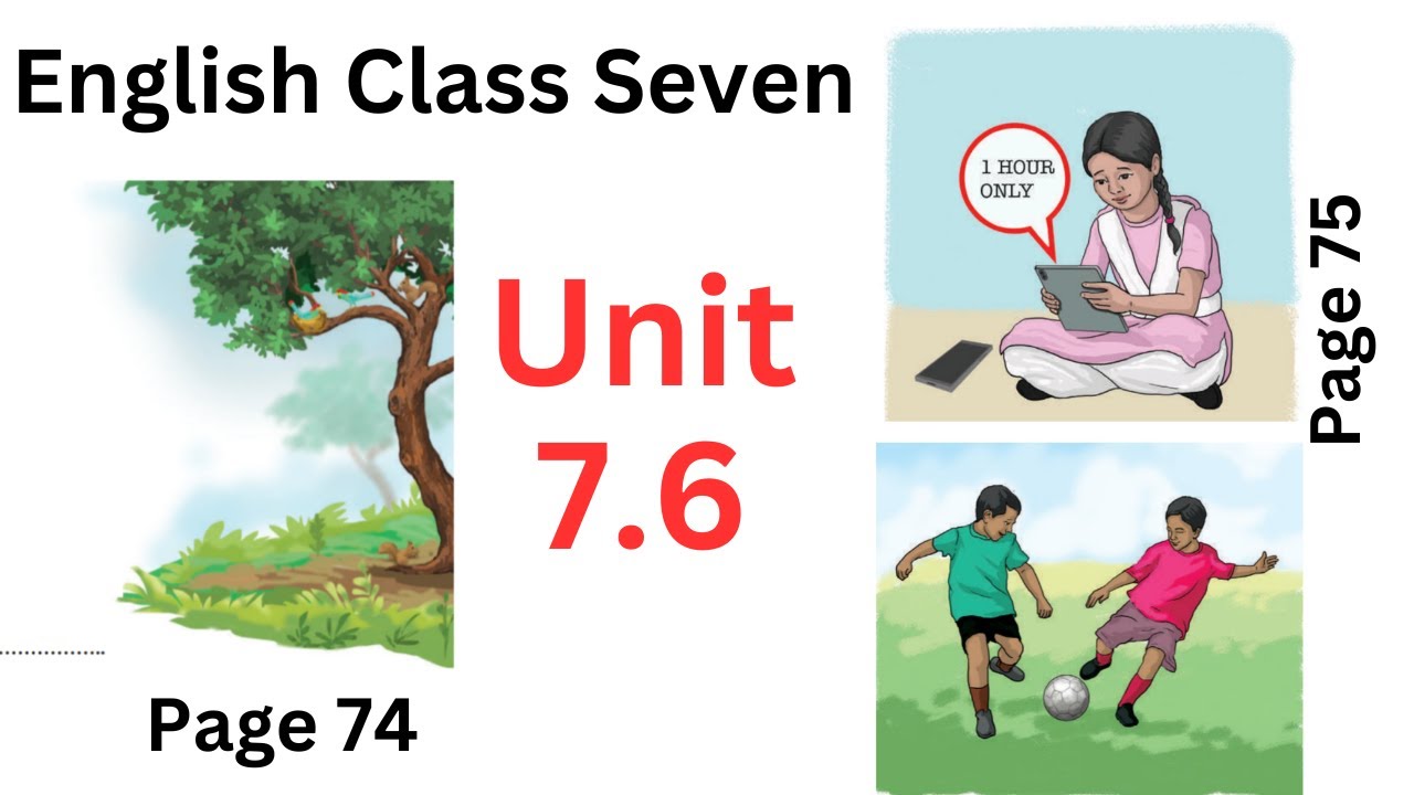 Verbs and Adverbs, English Class 7, Unit 7.6, page no 74-75, - YouTube