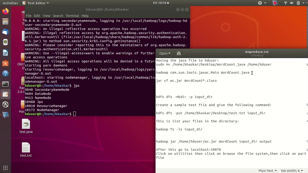 How To Execute Mapreduce Program Step By Step Youtube 3820
