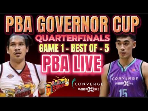San Miguel Beer vs Converge Fiber Pba Live Play-By-Play Reaction - YouTube