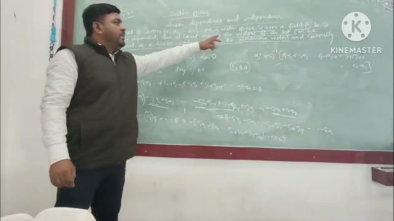 A theorem of vector space - YouTube