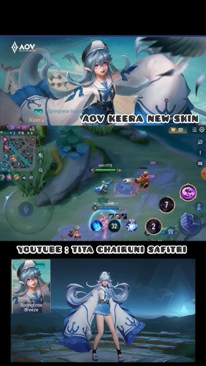 AOV Keera New Skin || Arena Of Valor (AOV)#AOV #AOVGarena #Gaming #shorts - YouTube