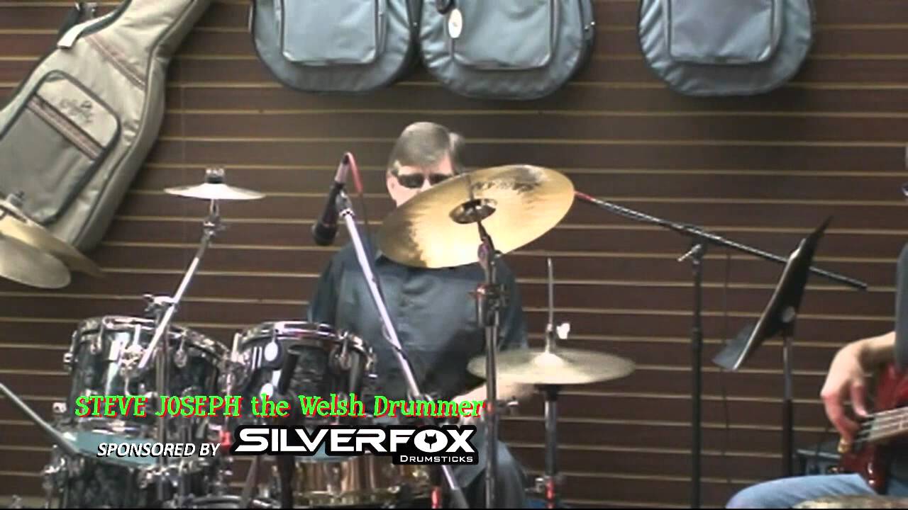 Steve Joseph, The Welsh Drummer At ABC Music In Livermore - YouTube