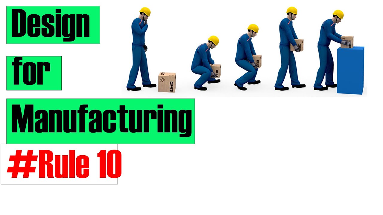 DFM & DFA I Guidelines I Rule 10 I Minimize handeling - YouTube