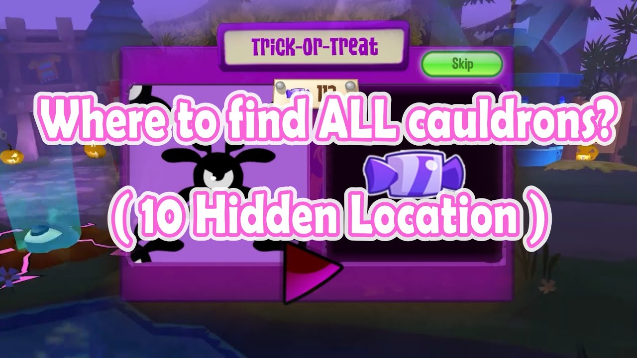 Where to find ALL 10 cauldrons locations! | Trick-All-Treat | Animal ...