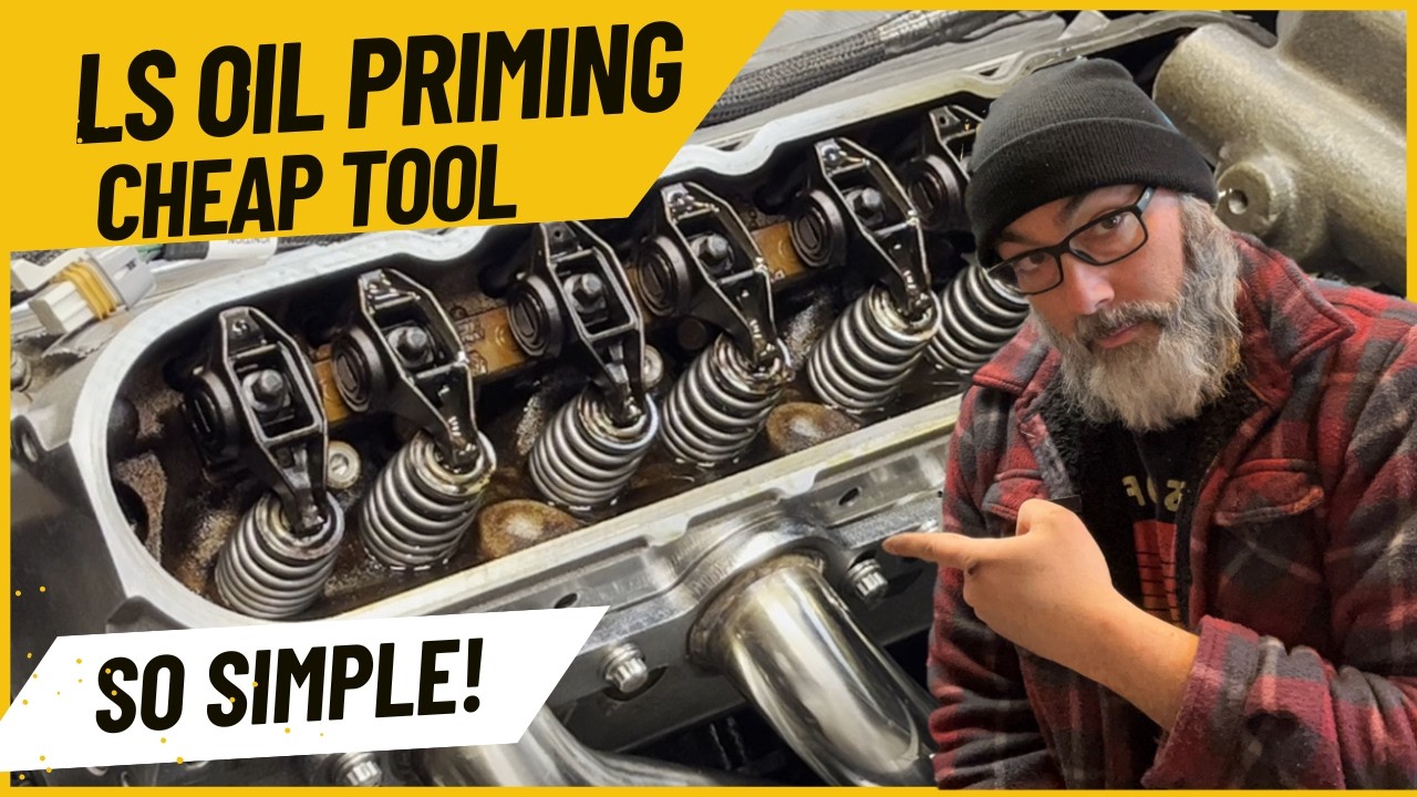 LS Engine oil prime / pre-lube the easy way from cheap online stuff ...