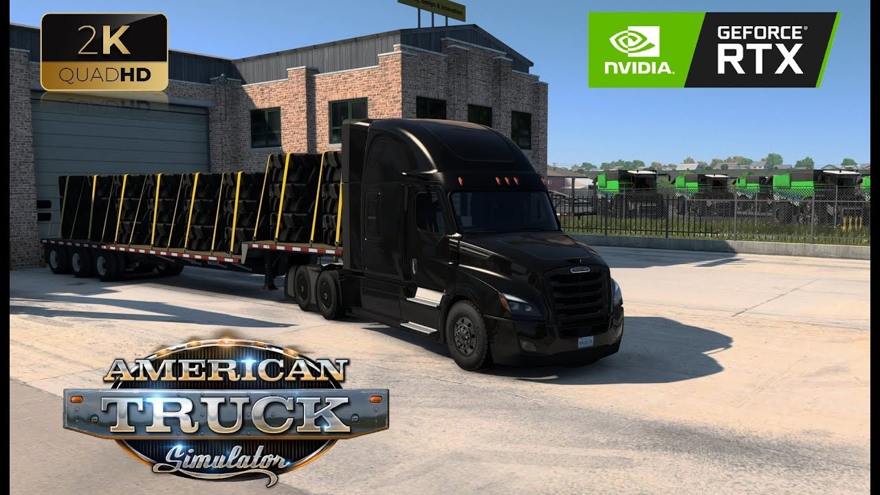 ATS Realistic Trucking | Big Tire Haul Pendleton ️ Port Angeles ...