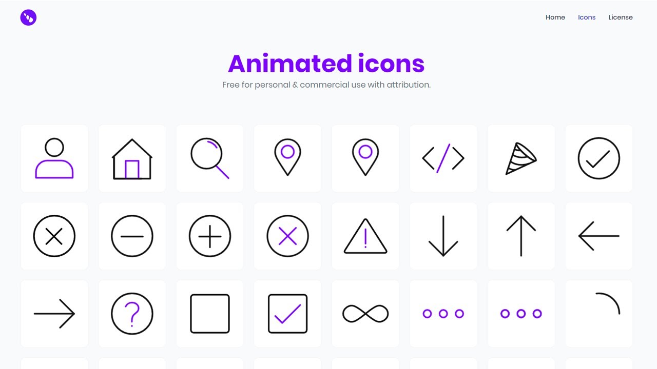 ICONOS ANIMADOS PARA TU SITIO WEB - YouTube