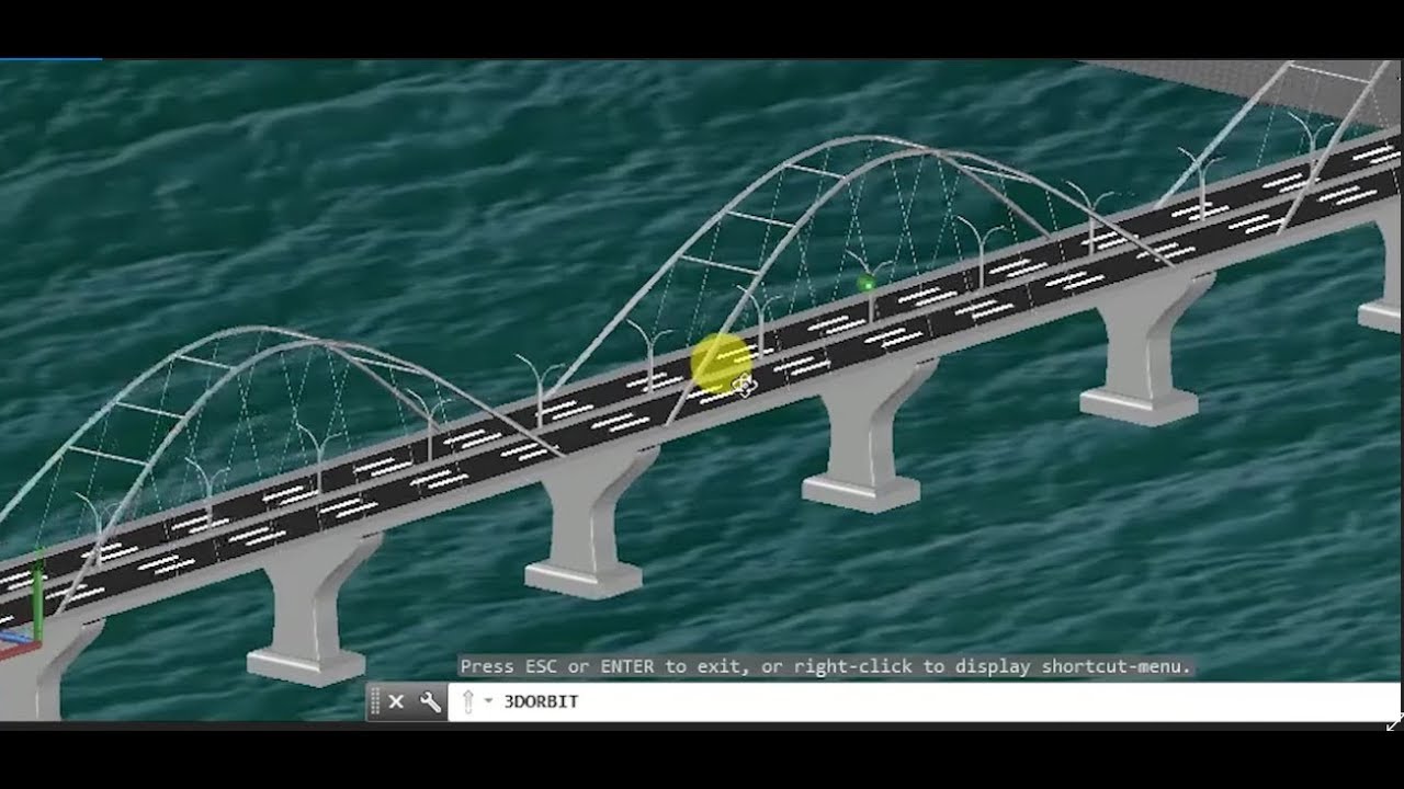 AutoCAD 3D Bridge - YouTube