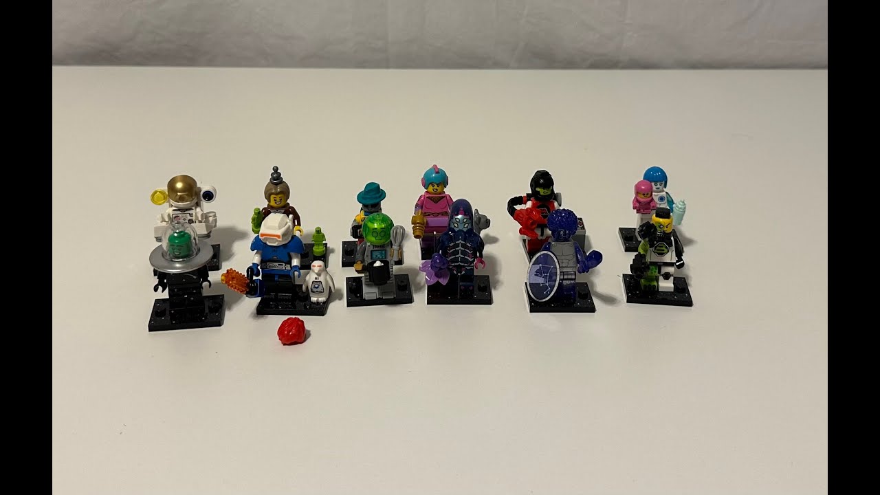 The New Space Collectable Mini Figures - YouTube