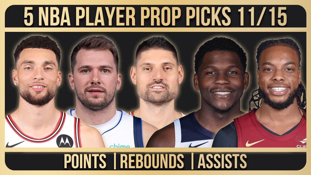 BEST NBA Player Prop Picks for Today Wednesday November 15th 11/15 NBA ...