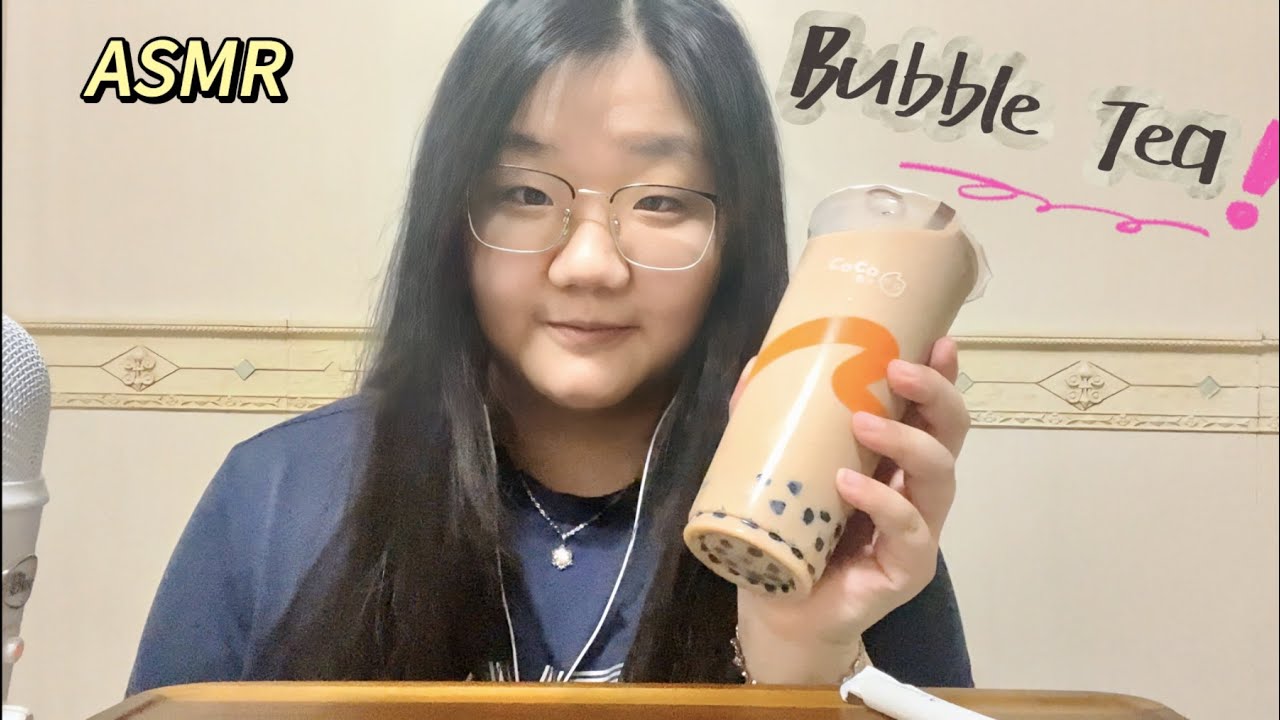 ASMR | Drinking Bubble Tea🧋 - YouTube