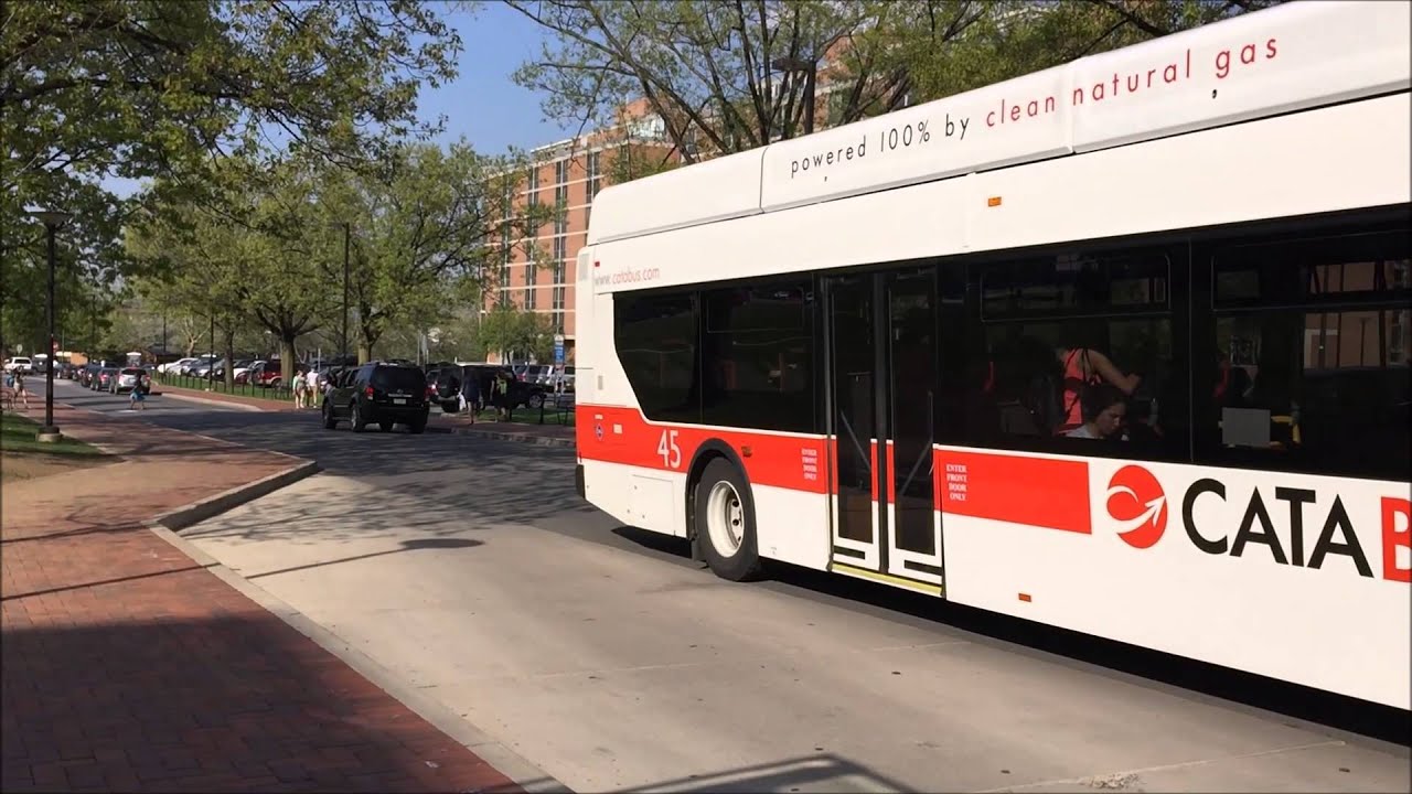 CATA (State College) HD 60fps: Ford CNG Cutaway Van & New Flyer ...