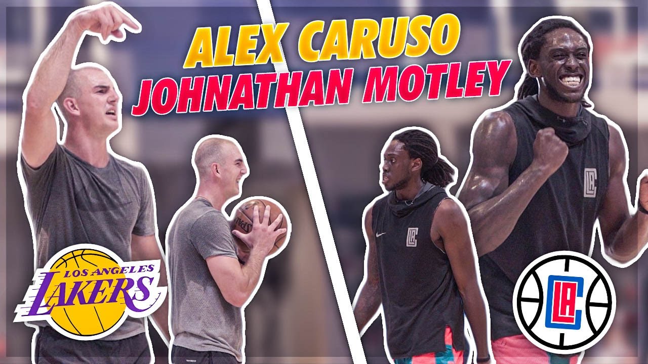ALEX CARUSO and JOHNATHAN MOTLEY Battle it out At JLawBball PRO RUNS 😈 ...