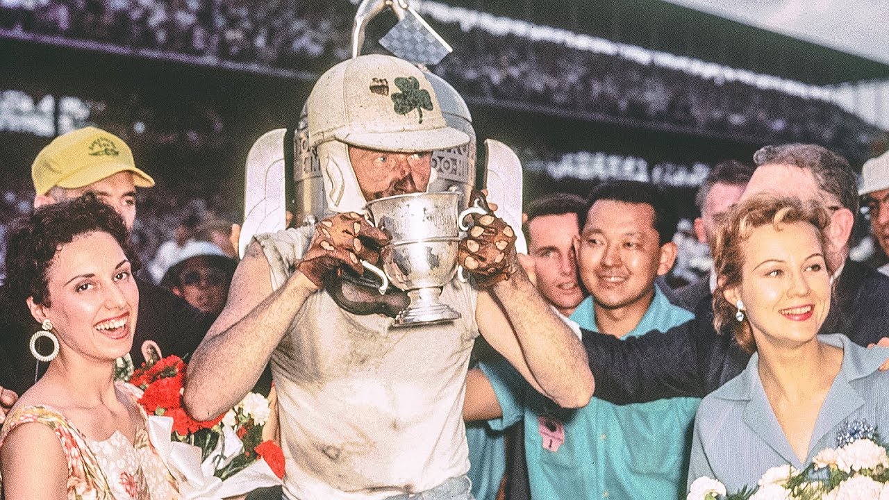 Memory Lane | Pat Flaherty Wins 1956 Indianapolis 500 - YouTube