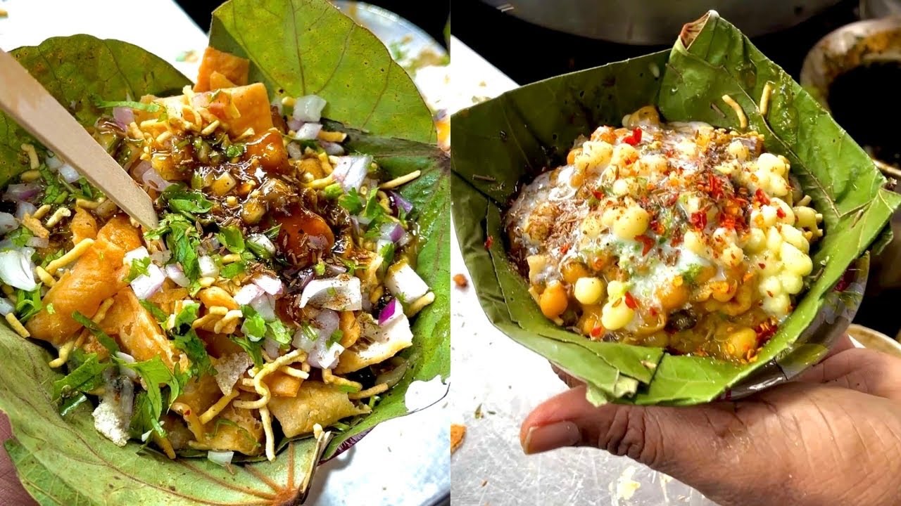 Famous Sabudana Aloo Tikki Chaat & Papdi Chaat at Thahur Chaat Bhandar ...
