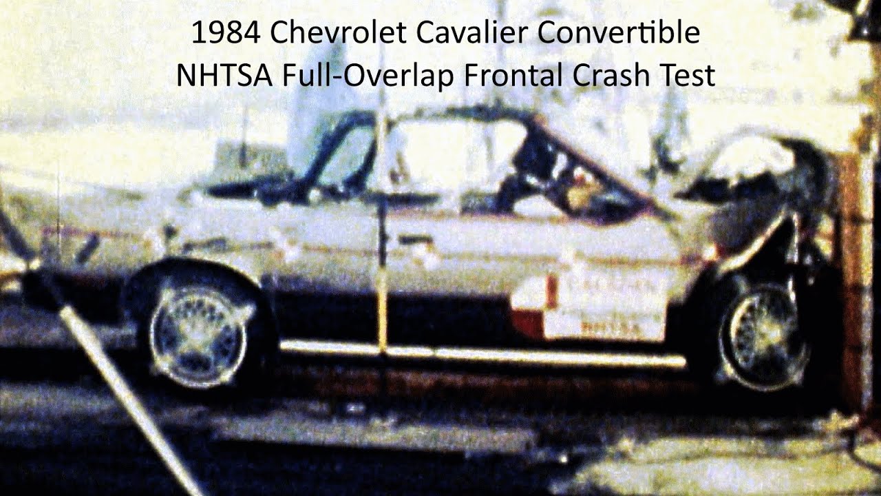 1983-1987 Chevrolet Cavalier / Pontiac Sunbird Convertible NHTSA Full ...