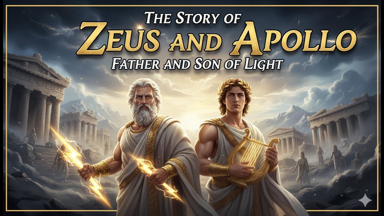 The Story of Zeus and Apollo | Greek Mythology Podcast about Father and ...