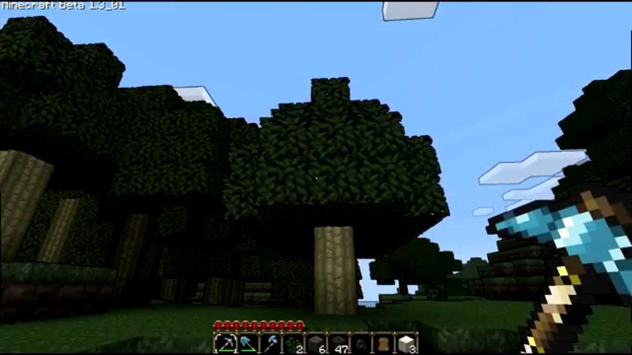 Minecraft GLSL shaders - Cel-Shading and Wavy trees - YouTube