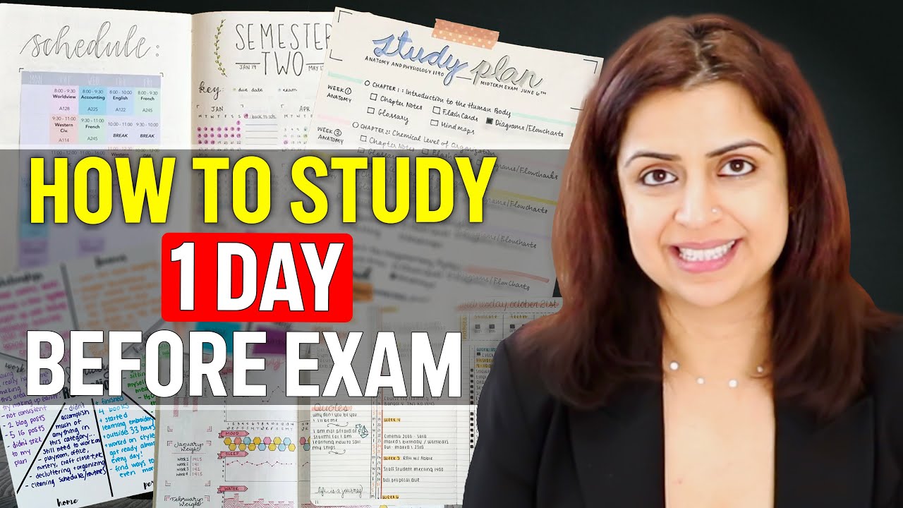 A MUST for all: 1DAY BEFORE EXAM TIMETABLE & STUDY HACKS | Exam-Time ...
